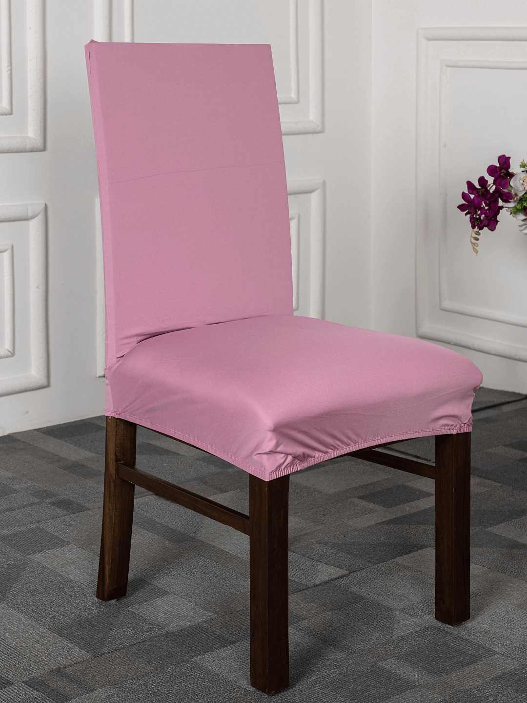 DivineTrendz Exclusive Flamingo Elastic Chair Covers